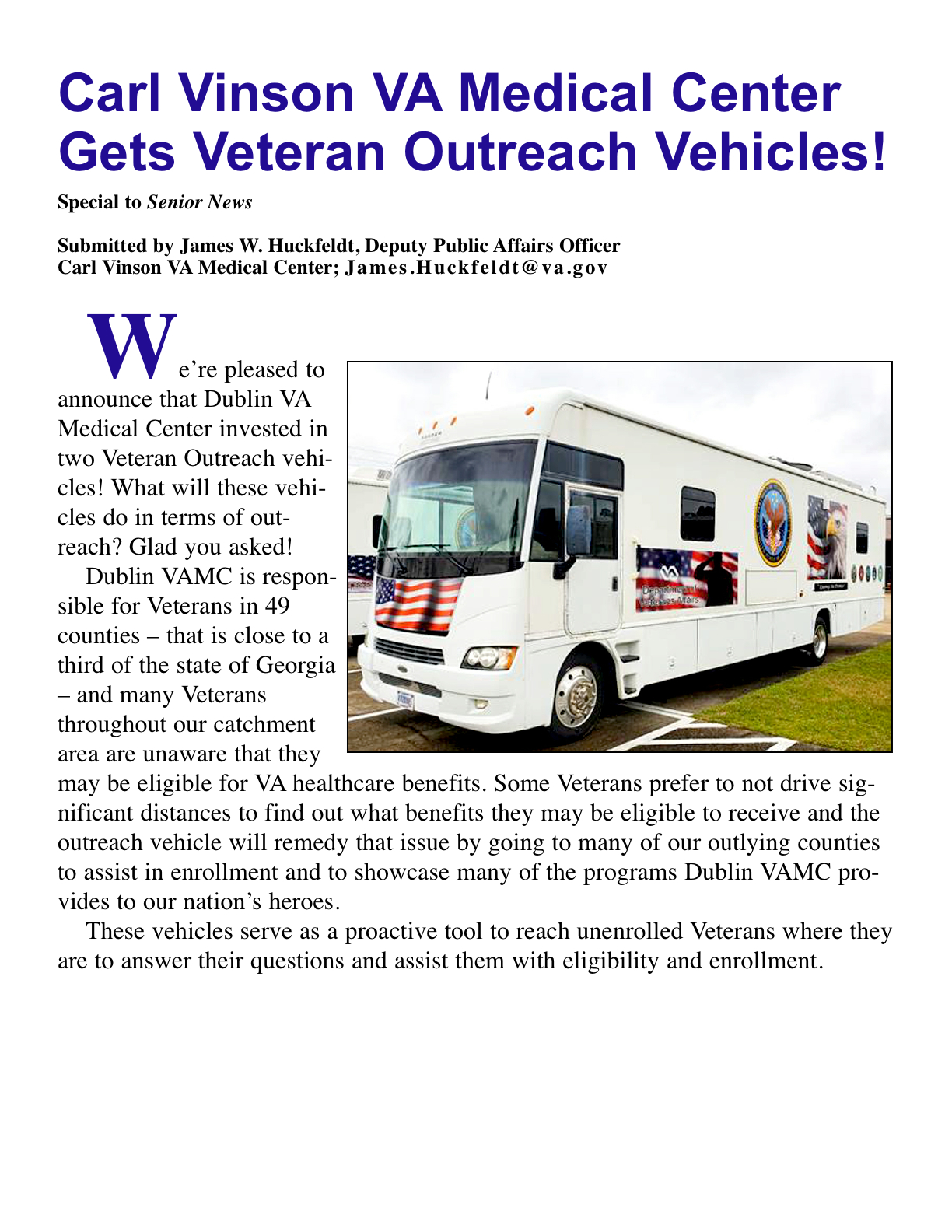 Carl Vinson VA Medical Center Gets Veteran Outreach Vehicles ...
